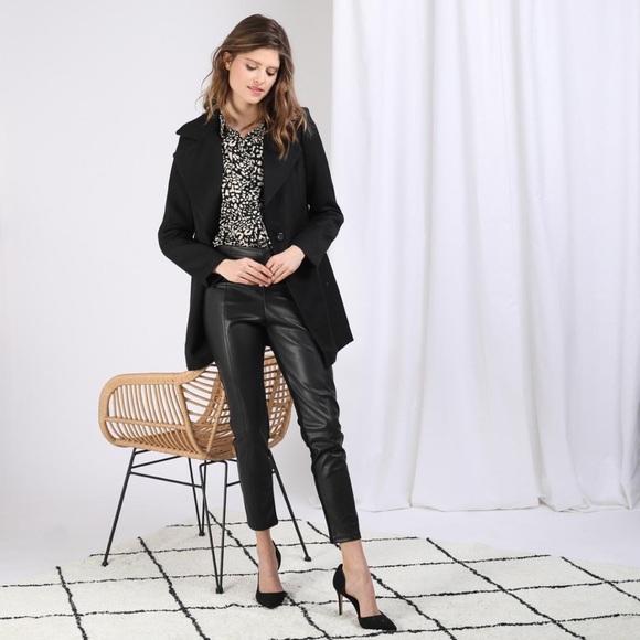 Moda International | Pants & Jumpsuits | Moda Leather Lined Pants ...